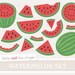 Watermelon Clipart Fruit Clip Art Summer Watermelon Slice | Etsy