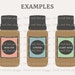 Essential Oil Bottle Kit, Amber Bottle Clipart, Aromatherapy Health ...