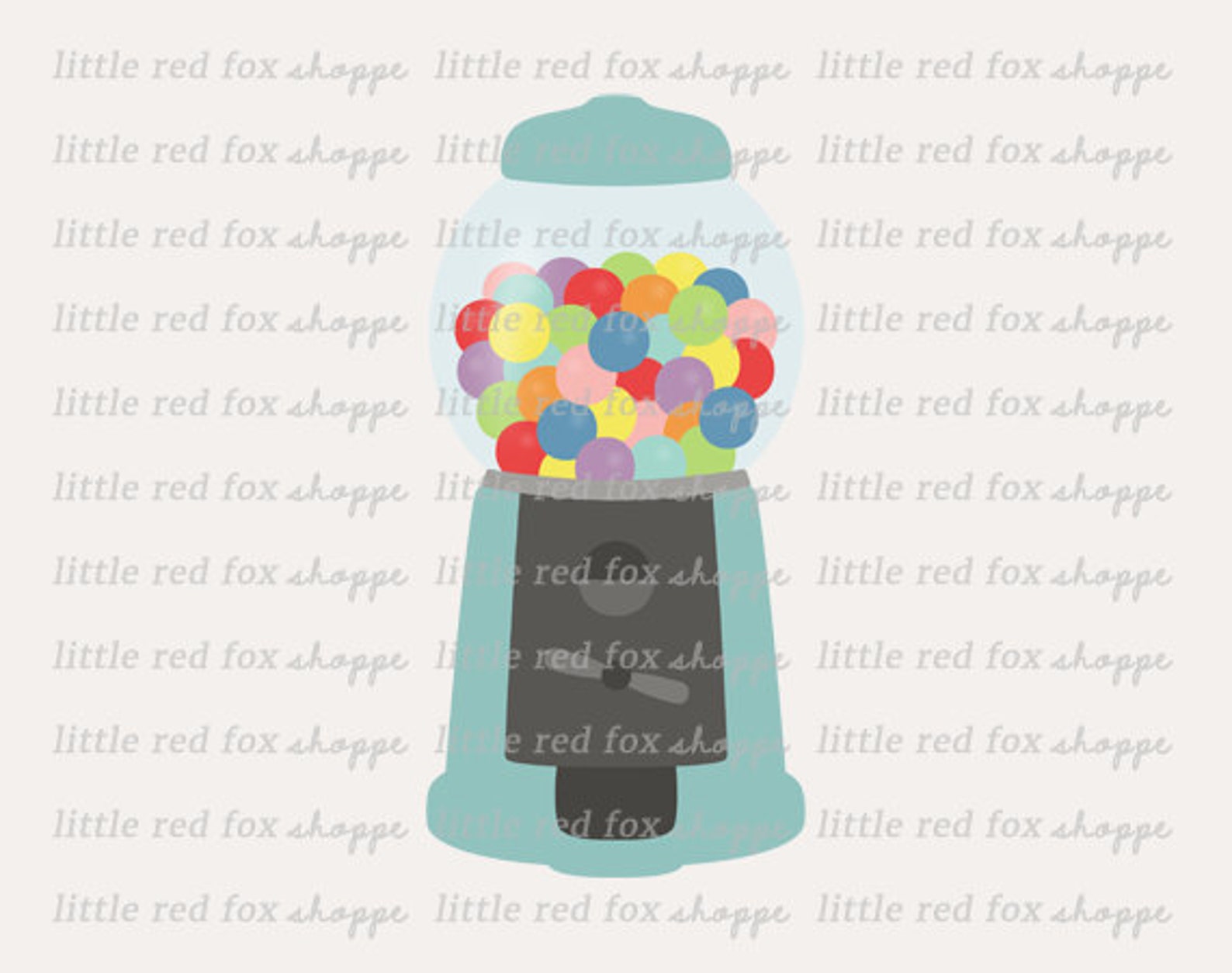 Gumball Machine Clipart Candy Clip Art Gum Ball Dessert Sweet | Etsy Canada