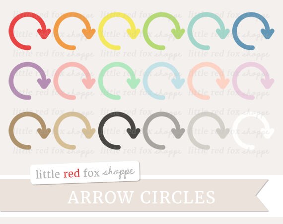 Circle Arrow Clipart Loading Symbol Clip Art Computer Social - Etsy