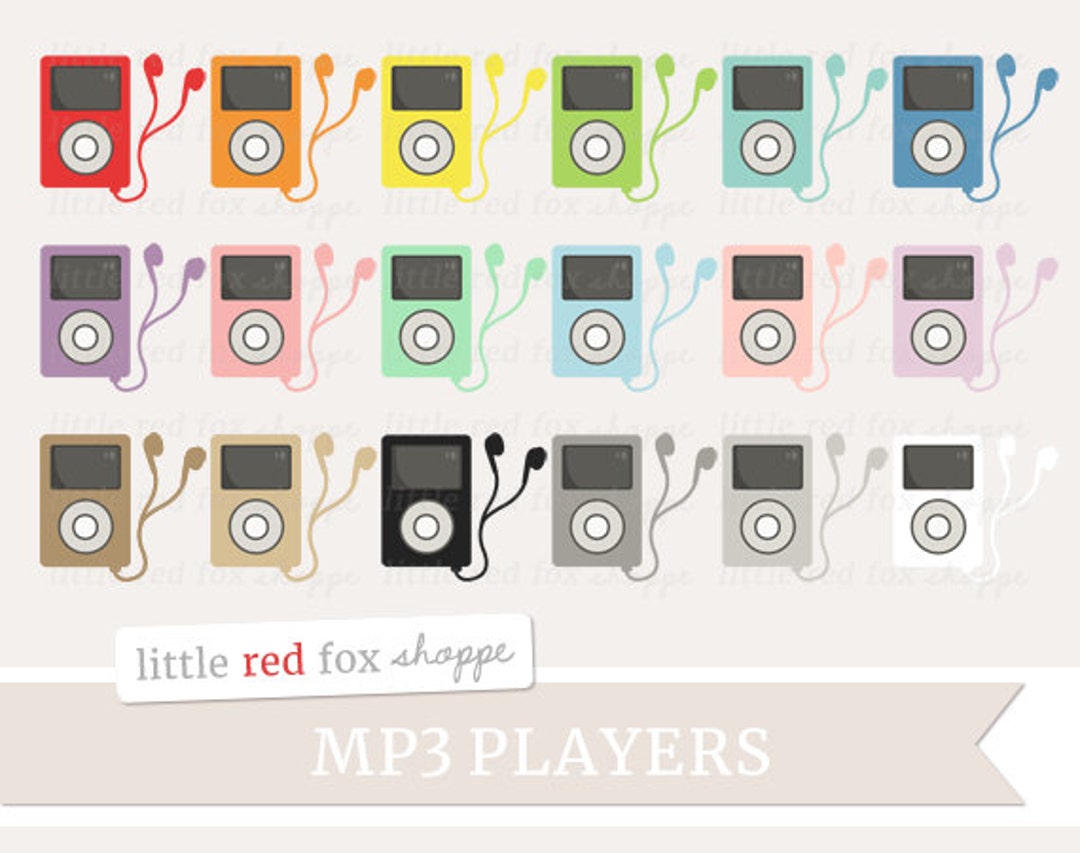 MP3 Player Clipart, Music Clip Art Work Out Fitness Media Song Playlist ...