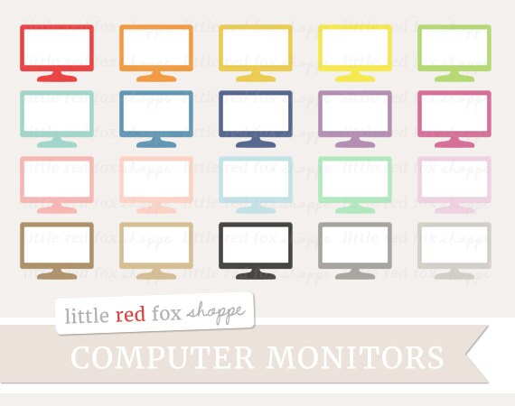 Computer Desktop Screen Clipart