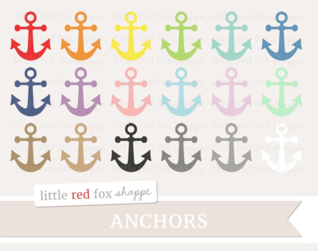 Anchor Clipart, Nautical Clip Art Sailor Ocean Sea Ship Boat Sailing ...