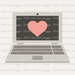 Heart Laptop Clipart, Computer Clip Art Desktop Technology Science ...