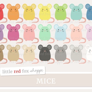 Mouse Clipart Mice Clip Art Pet Animal Nursery Baby Farm Rat - Etsy
