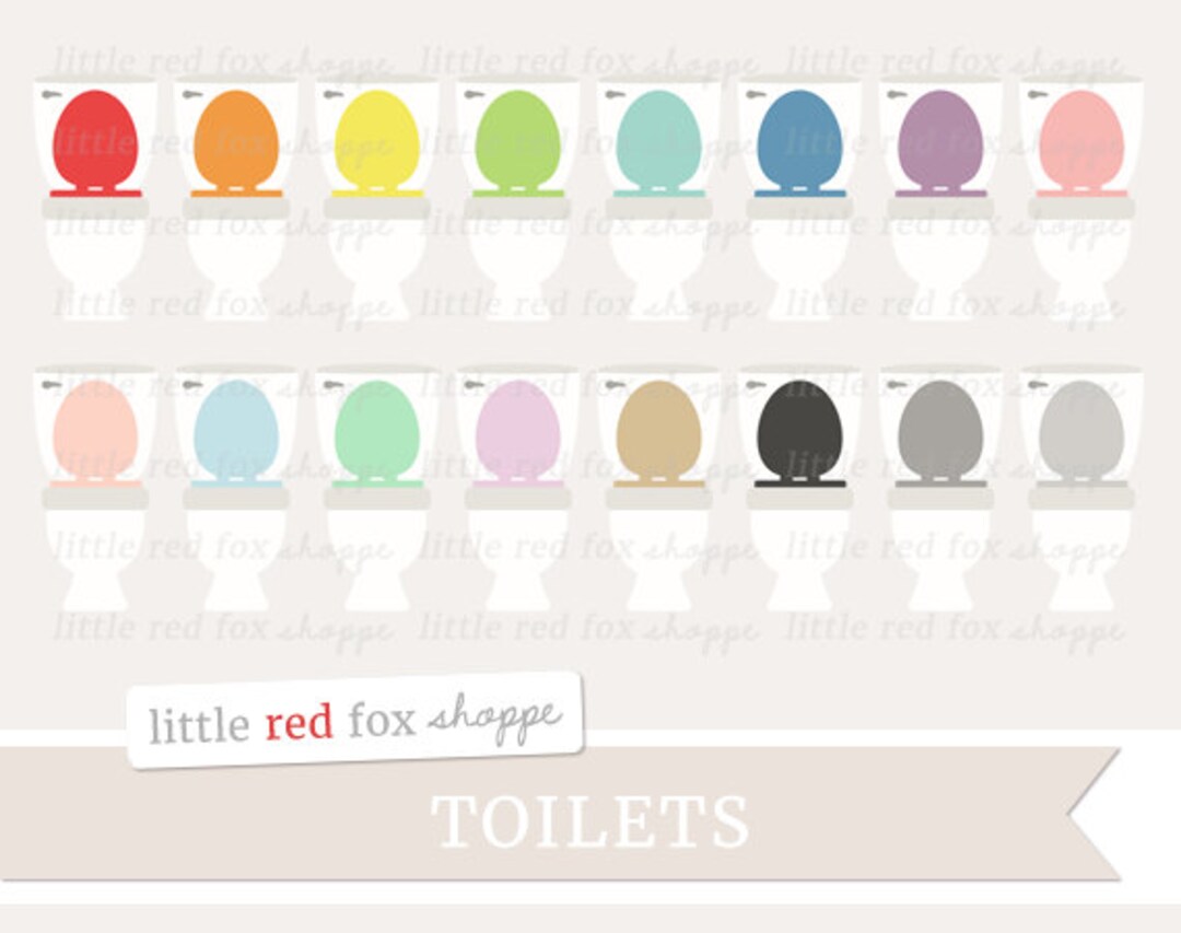 Toilet Clipart, Potty Training Clip Art Bathroom Restroom Toilet Bowl ...