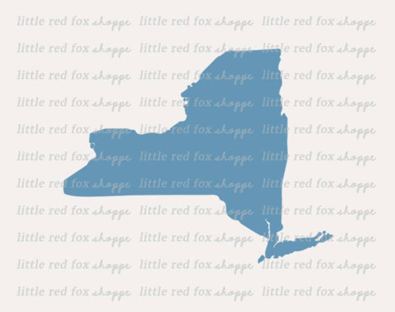 New York Clipart US State Clip Art Big Apple Clipart State - Etsy