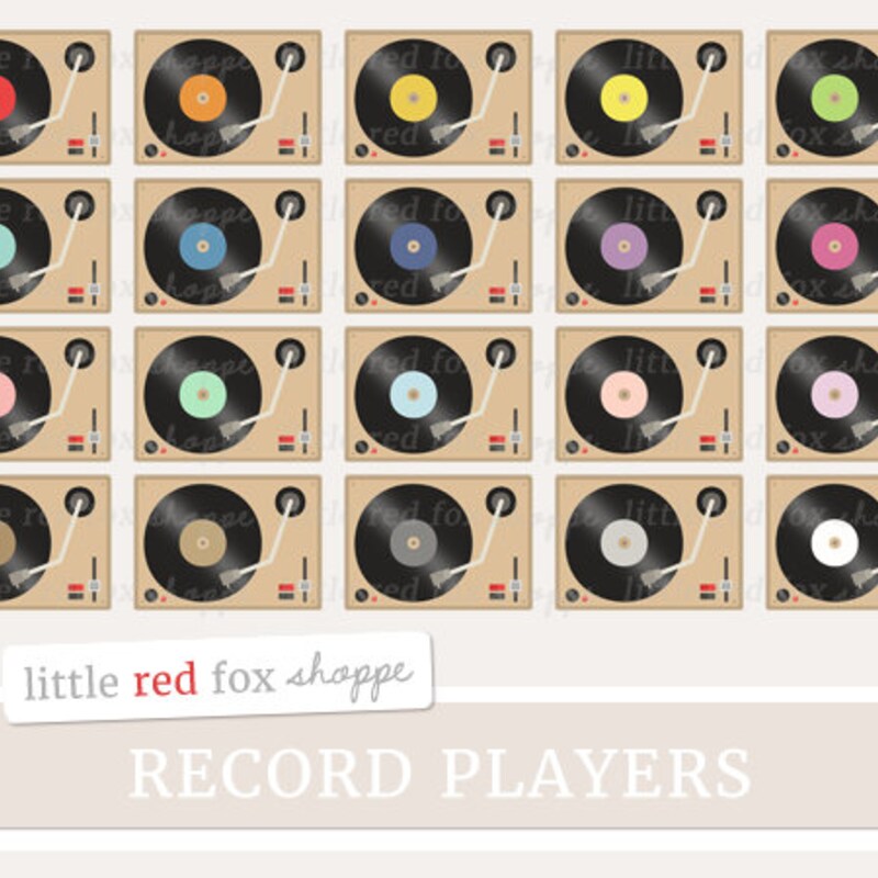 Vinyl Record Clipart - Etsy