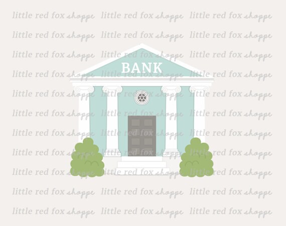 Bank Building Clip Art