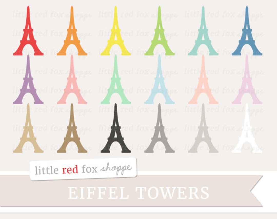 Eiffel Tower Clipart, Paris Clip Art France French Monument Icon ...