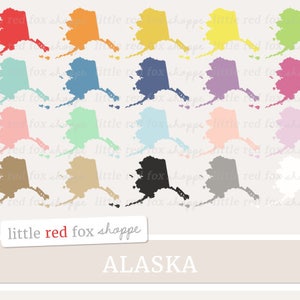 Alaska Clipart, US State Clip Art, USA Clipart, State Clipart, America ...