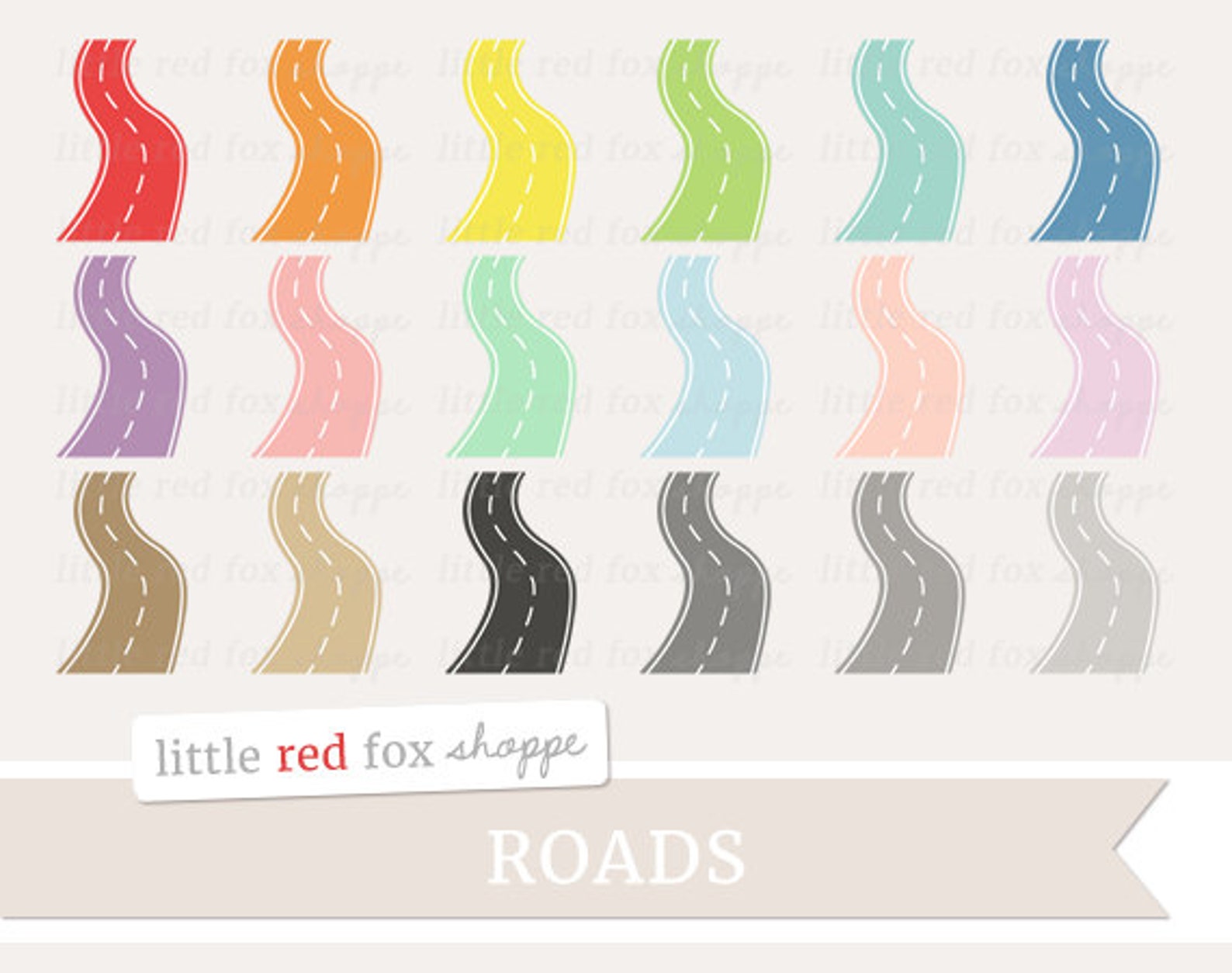 Curvy Road Clipart Travel Clip Art Car Trip Reminder Drive | Etsy