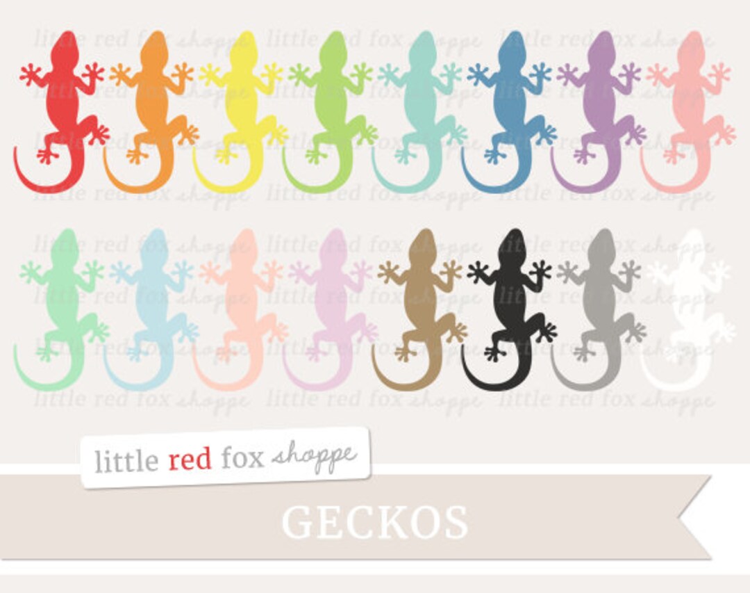 Gecko Clipart, Lizard Clip Art, Reptile Clipart, Animal Clipart, Zoo ...