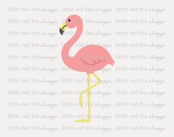 Flamingo Clipart, Summer Clip Art, Pink Flamingo Clipart, Beach Clipart ...