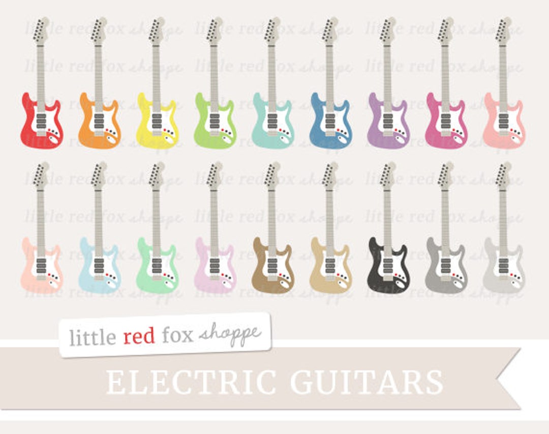 Electric Guitar Clipart, Instrument Clip Art, Music Clipart, Musical ...