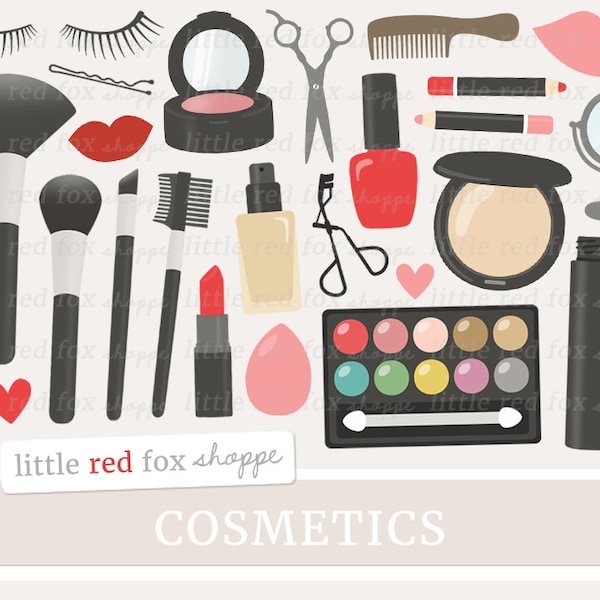 Beauty Products Clipart - Etsy