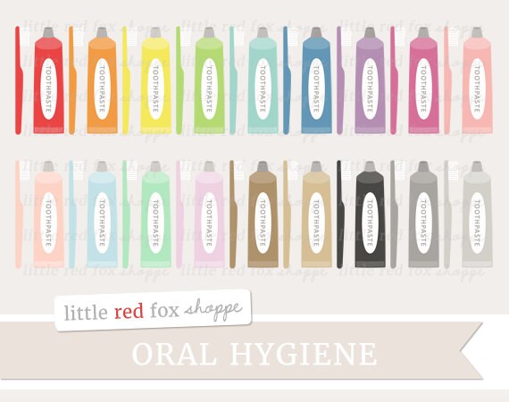 Toothpaste Clipart Dentist Clip Art Toothbrush Clipart | Etsy