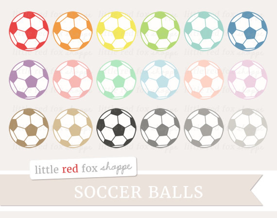 Soccer Ball Clipart Sports Clip Art Sport Equipment Health - Etsy