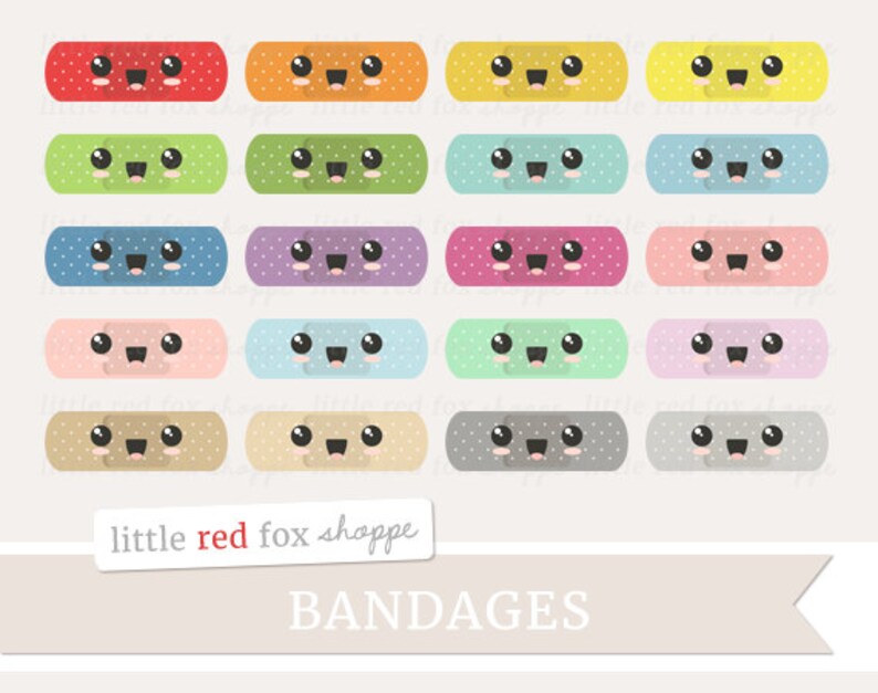 Kawaii Bandage Clipart, Bandaid Clip Art Band Aid Nurse Health First ...