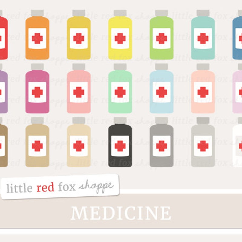 Medicine Clipart - Etsy