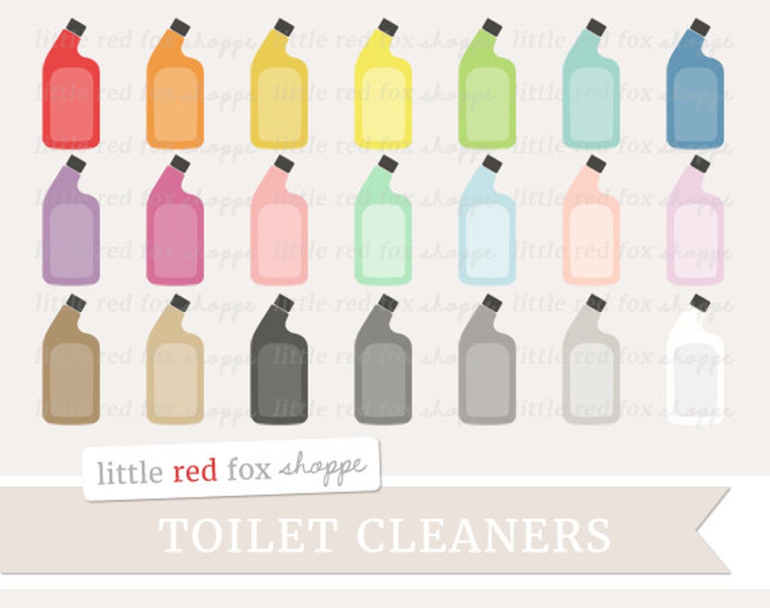 Toilet Cleaner Clipart, Toilet Bowl Cleaner Clip Art Bathroom Restroom ...