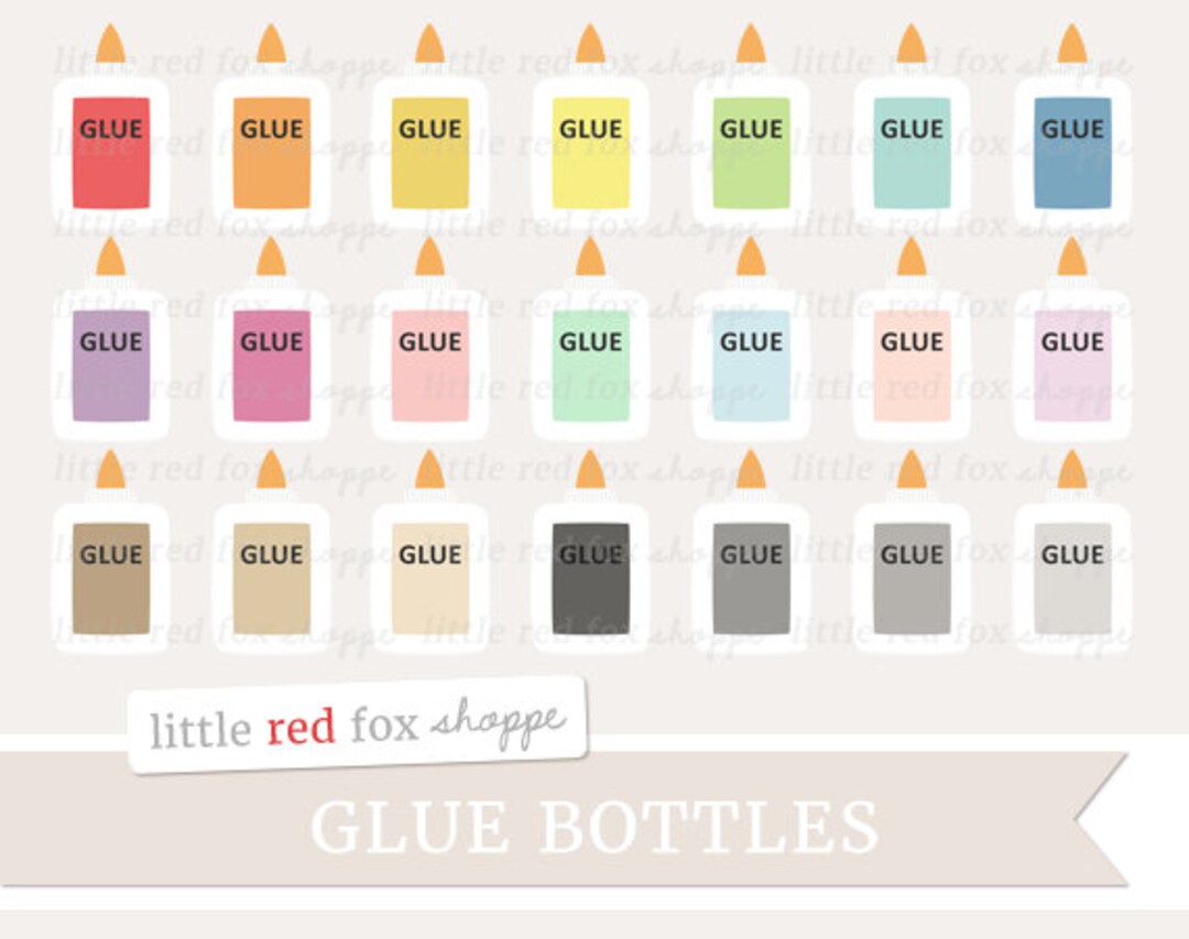 Glue Bottle Clipart, Crafting Clip Art Class Classroom School ...