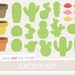 Cactus Kit Clipart, Potted Plant Clip Art Nature Desert Plant Cactuses ...