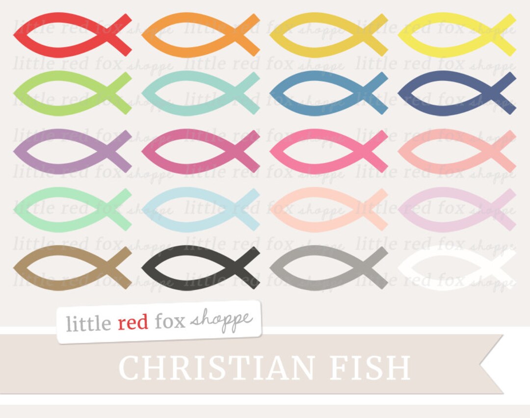 Christian Fish Clipart, Religious Clip Art, Church Clipart, Religion ...