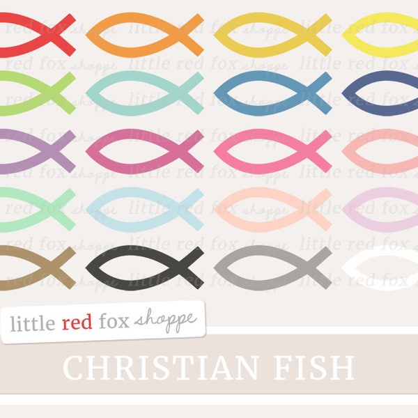 Christian Fish Clip Art - Etsy