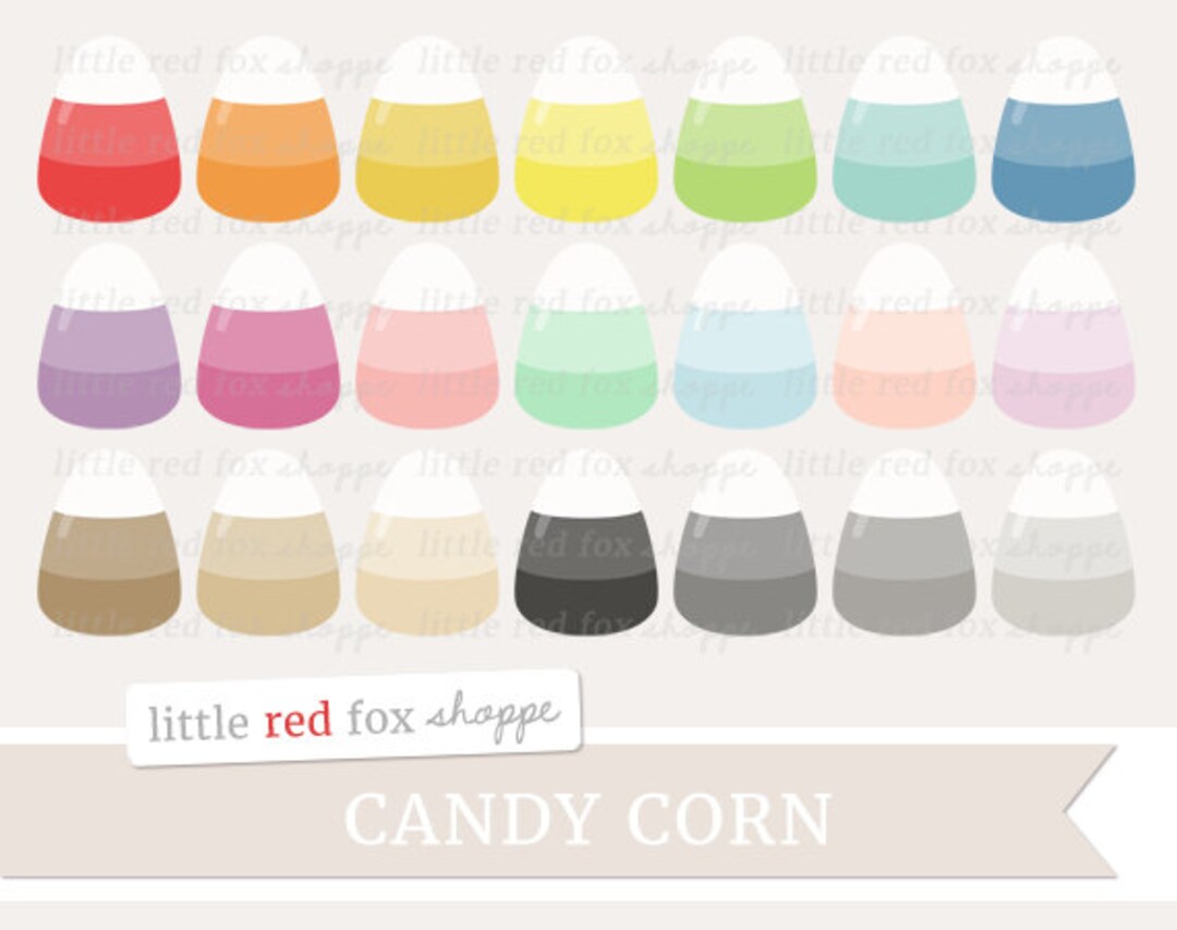 Candy Corn Clipart, Halloween Clip Art Treat Candy Clipart Dessert Fall ...