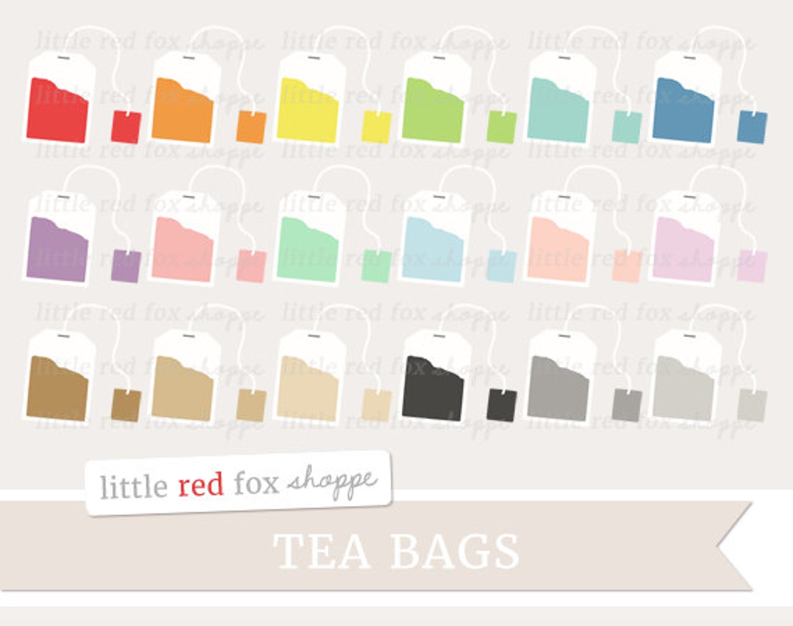 Tea Bag Clipart Tea Bags Cup Clip Art Teacup English Coffee - Etsy
