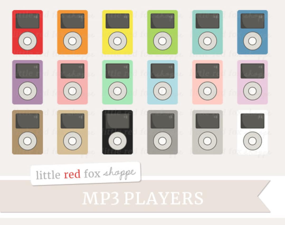 MP3 Player Clipart, Music Clip Art Work Out Fitness Media Song Playlist ...