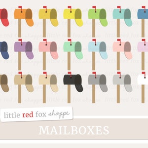 Mailbox Clipart, Mail Box Clip Art Post Office Postal Service Letter ...
