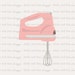Hand Mixer Clipart, Kitchen Clip Art Baking Bakery Vintage Antique ...