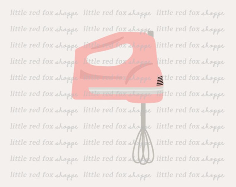 Hand Mixer Clipart Kitchen Clip Art Baking Bakery Vintage - Etsy Canada