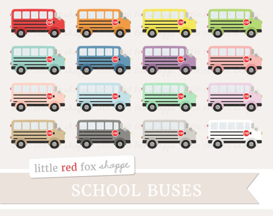 School Bus Clipart, Transportation Clip Art Elementary Teacher ...
