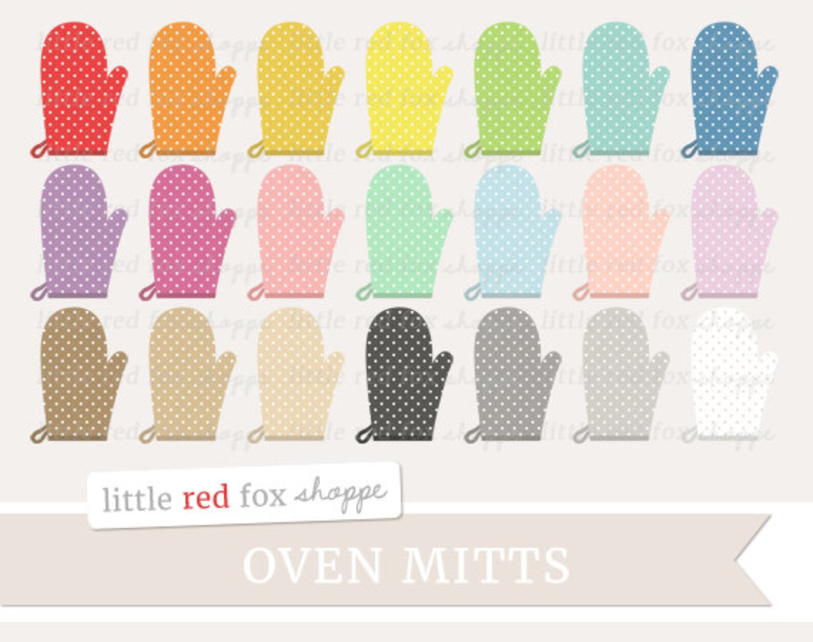 Oven Mitt Clipart Pot Holder Clip Art Baking Bakery Cooking - Etsy