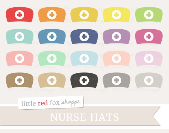 Nurse Hat Clipart Medical Clip Art Nursing Medicine Health | Etsy