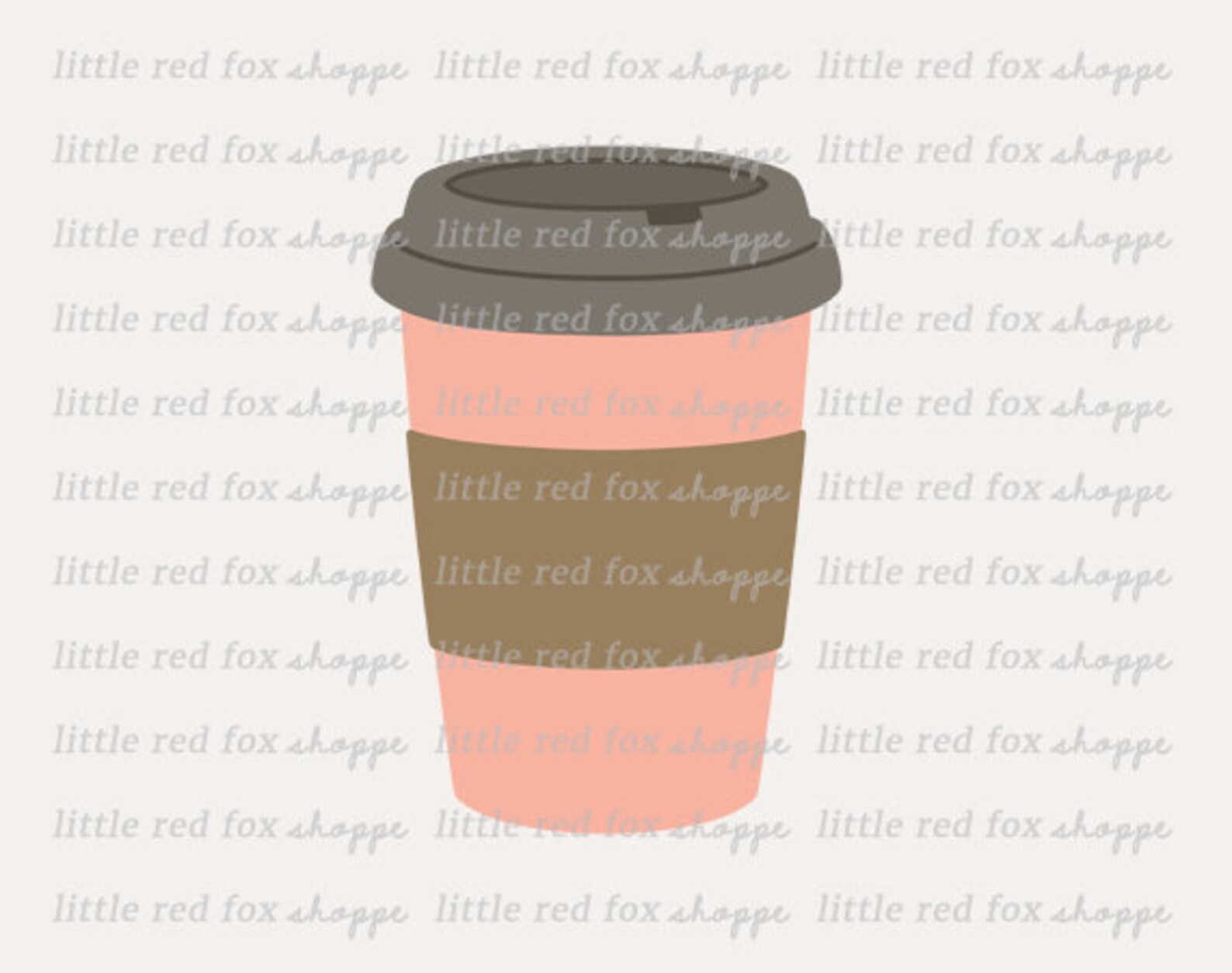 Coffee Clipart Paper Cup Clip Art Latte Cappuccino Drink Mug | Etsy