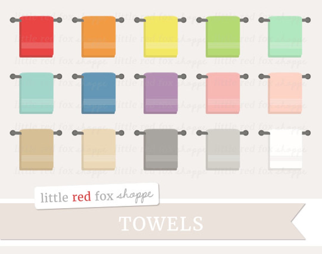 Towel Clipart, Bath Towel Clip Art Laundry Day Hanging Bathroom Hamper ...