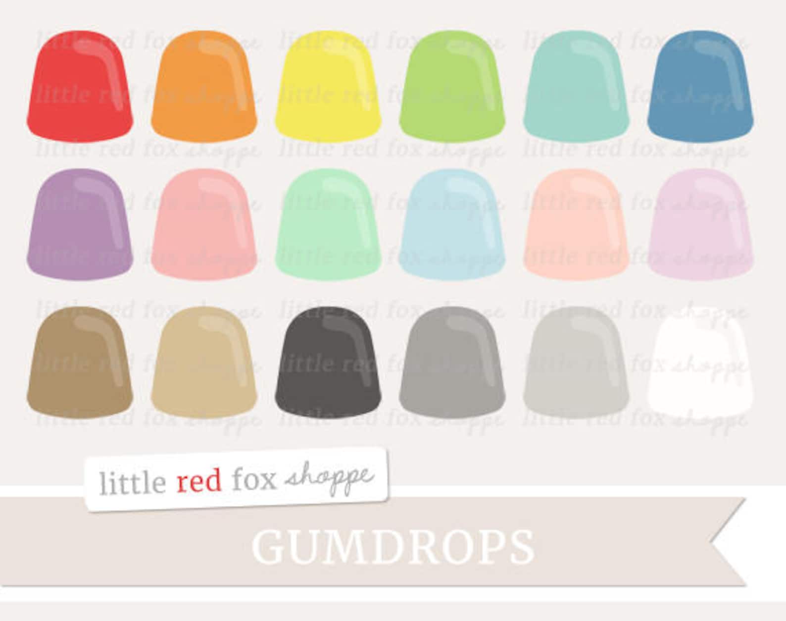 Gumdrop Clipart Candy Clip Art Gum Drop Clipart Easter | Etsy