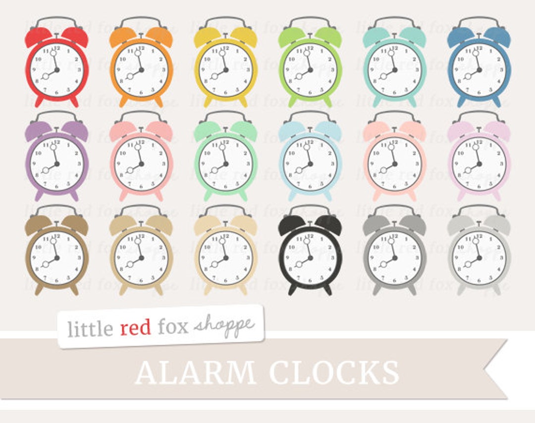 Cute Alarm Clock Clipart
