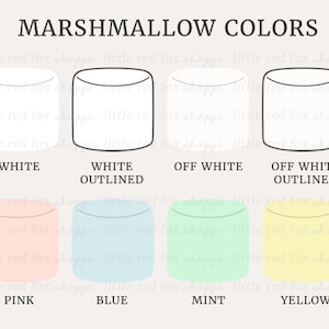 Kawaii Marshmallow Kit Clipart, Kawaii Clip Art Expression Happy Sad ...