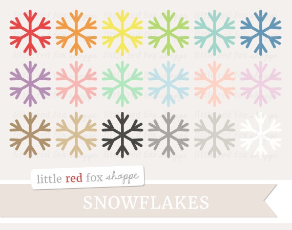 Cute Snowflake Clipart