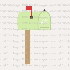 Mailbox Clipart, Mail Box Clip Art Post Office Postal Service Letter ...