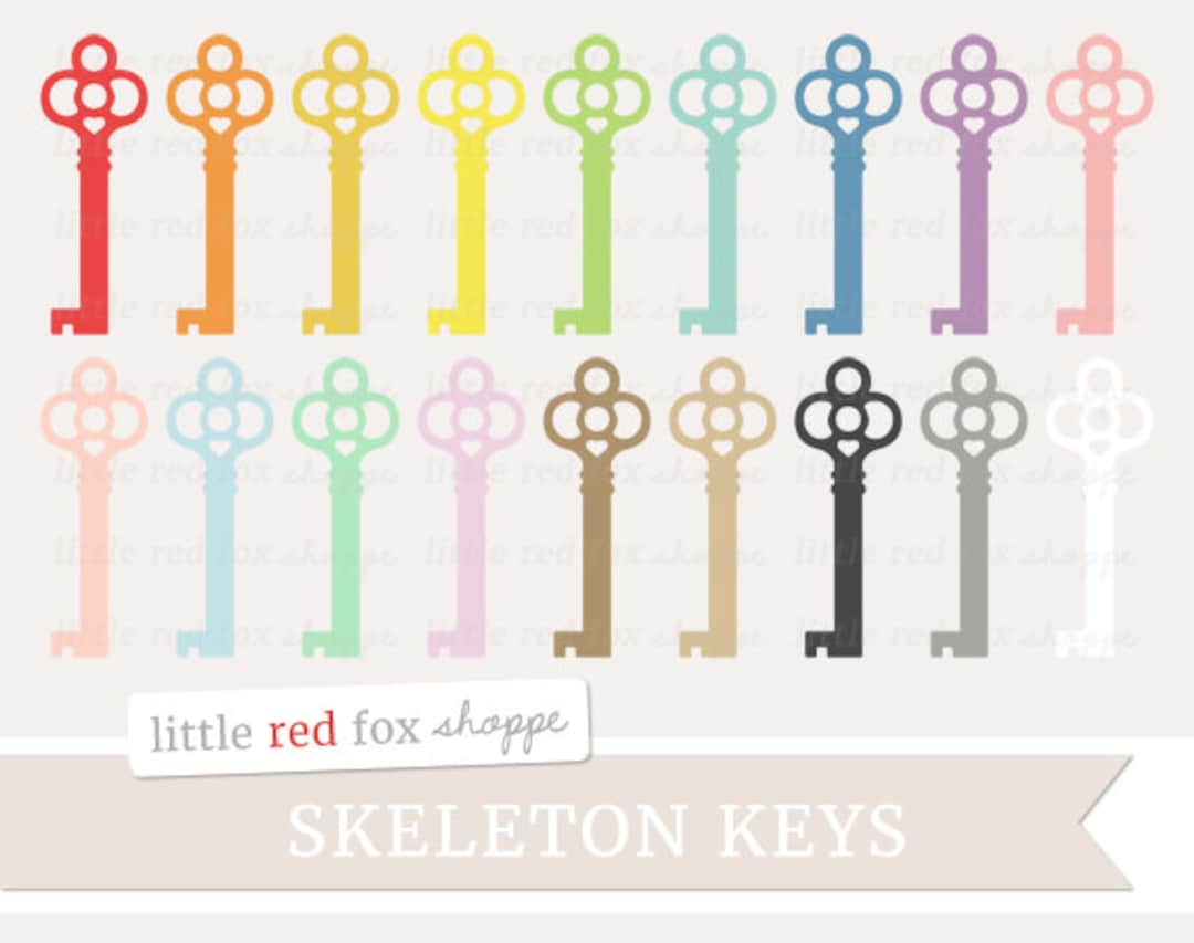 Skeleton Key Clipart, Moving Clip Art, Key Clipart, House Key Clipart ...