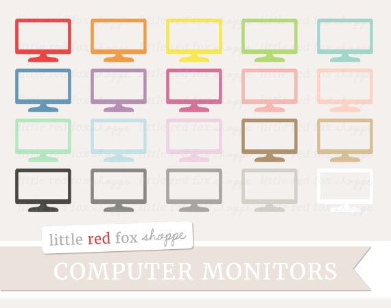 Computer Desktop Screen Clipart