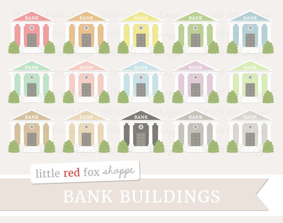 Bank Building Clip Art