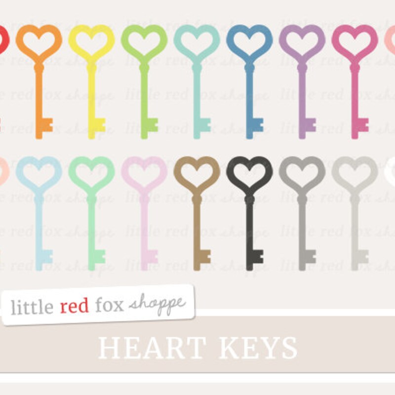 Skeleton Key Clipart - Etsy