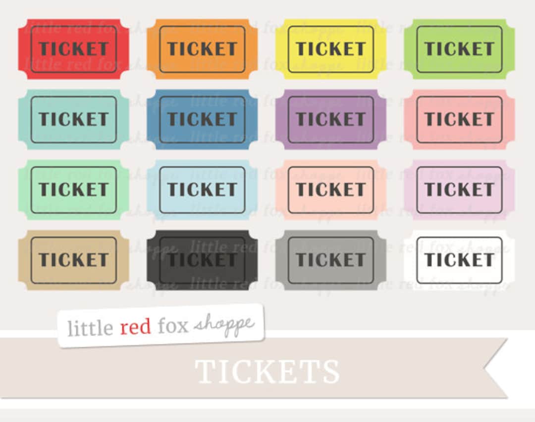 Ticket Clipart, Movie Ticket Clip Art Carnival Theater Film Movie Night ...